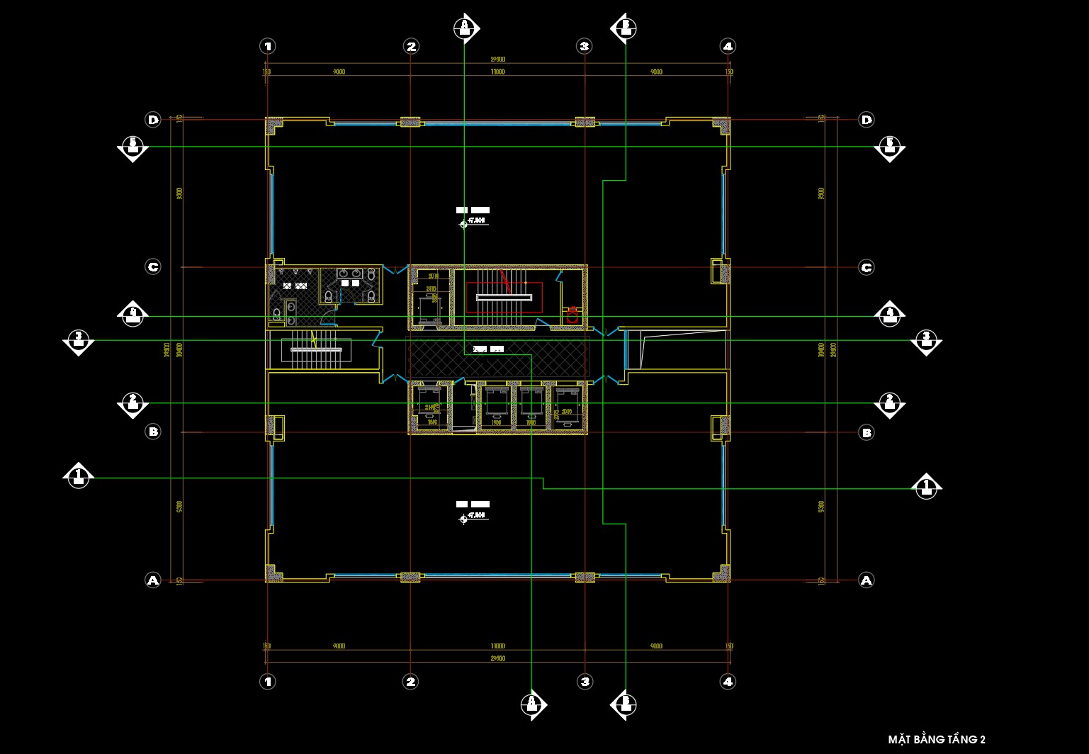 File cad hồ sơ file cad tòa nhà chung cư cao tầng - Thế giới tài liệu ...